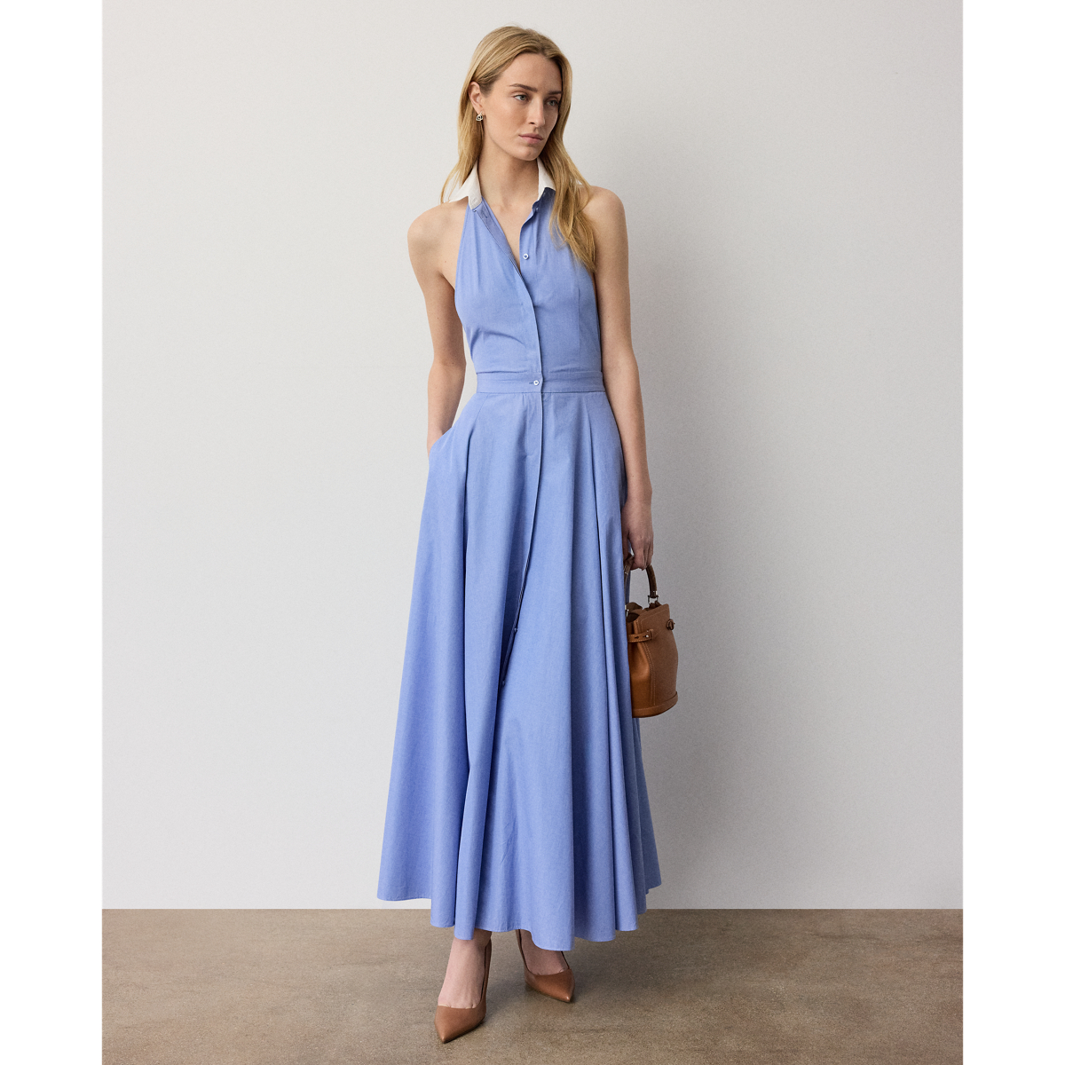 RALPH LAUREN Ralph Lauren Eldred Cotton Day Dress